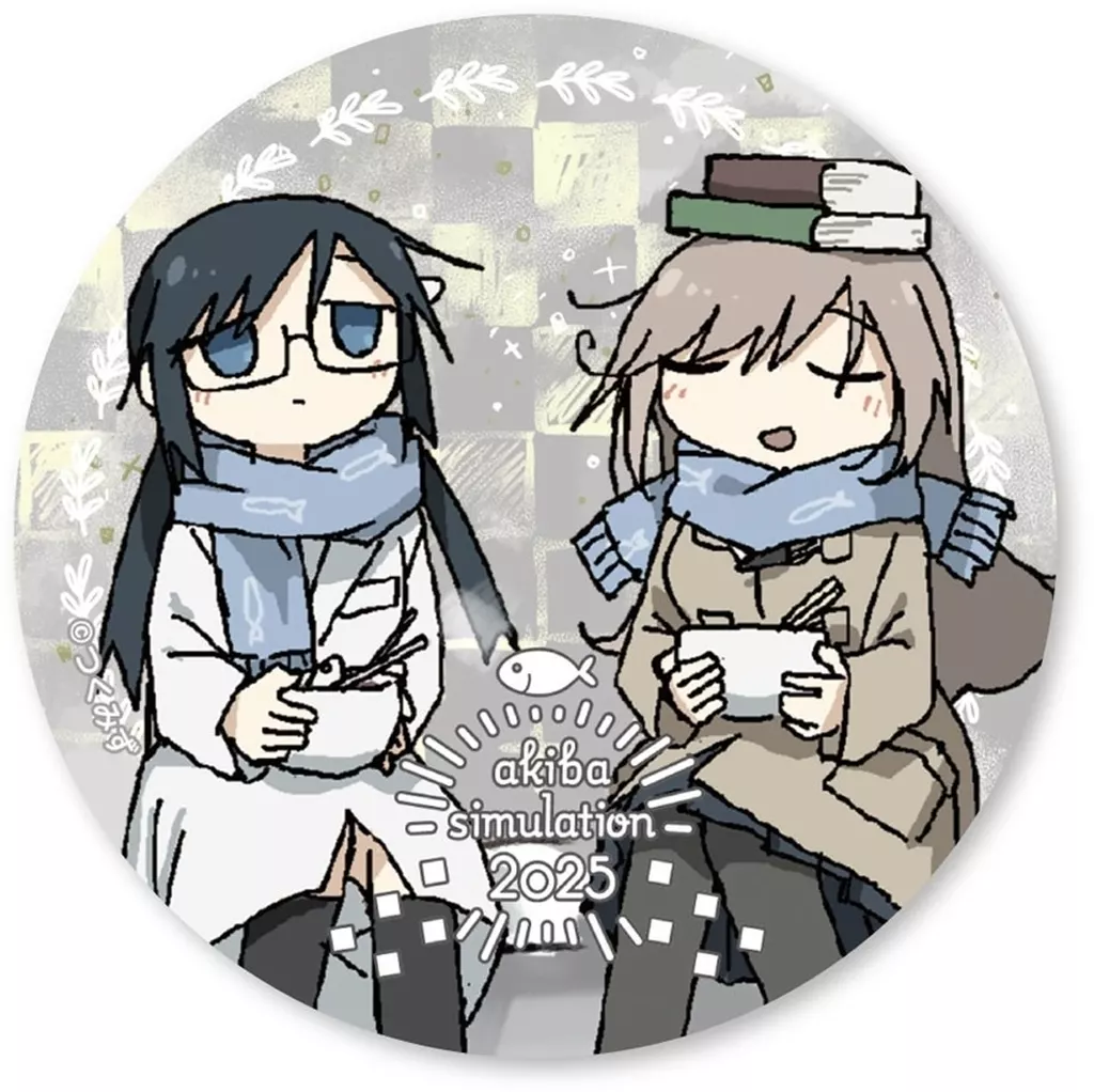 Metal badge "Shimeji Mushroom Simulation Akihabara Simulation 2025 ...