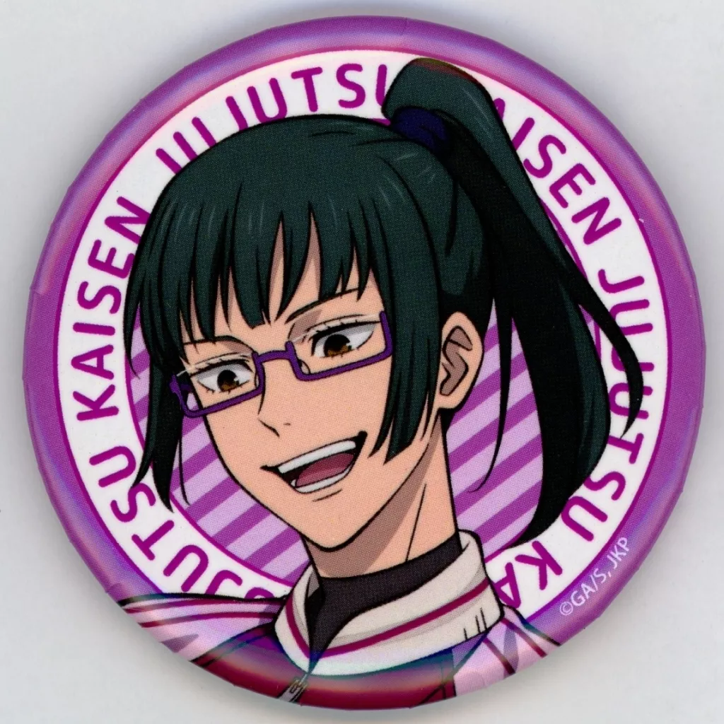 Badge Bins Maki Yosoin' Jujutsu Kaisen x Yokohama Cosmo the world metal ...