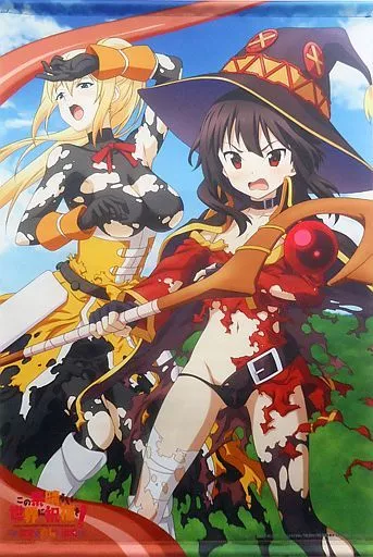Tapestry Darkness & Megumin B2 Tapestry "PS4/Switch Soft KonoSuba: God's Blessing on this ...