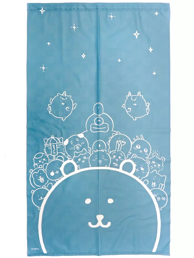 Group (Blue) Noren "A bear of Nagano × a little cute little thing ...