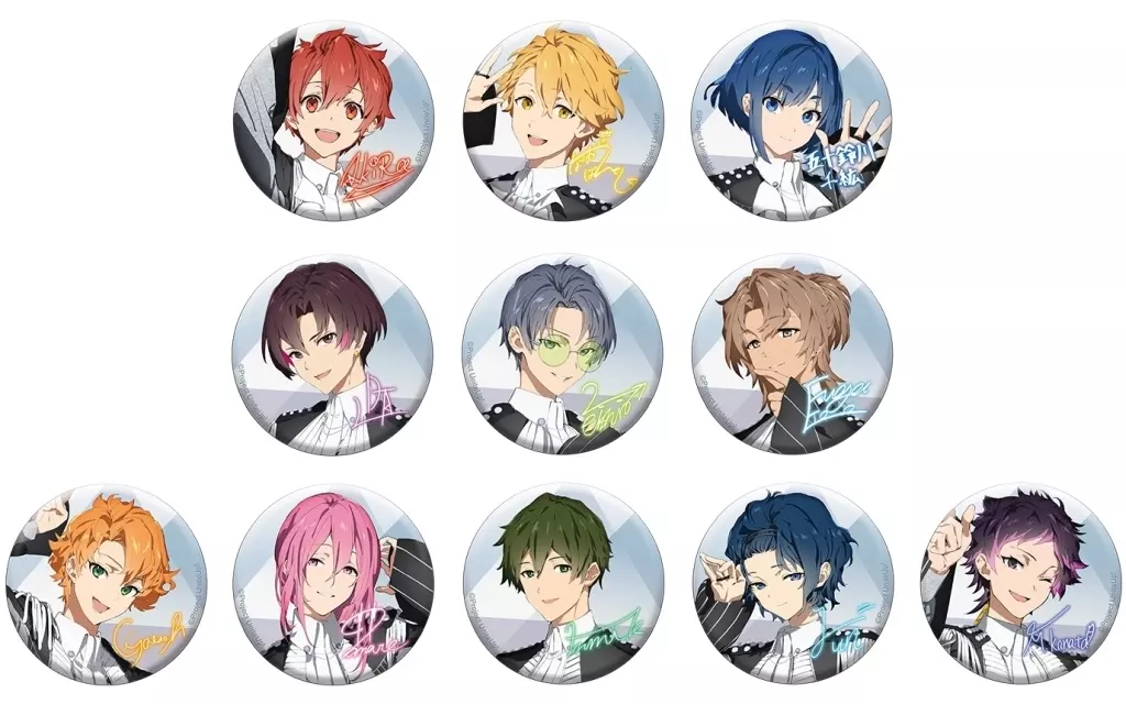 Badge Bins [Box] UniteUp! -Uni : Birth - Character badge collection ...