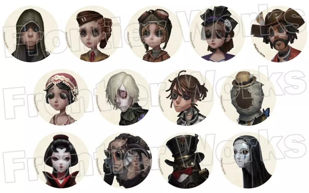 [Box] Identity V Fifth Personality Trading metal badge Setting Picture ...