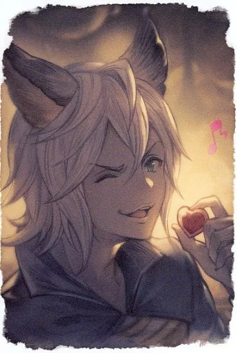 Paper product Illustration card with Elsam message,' GRANBLUE FANTASY ...