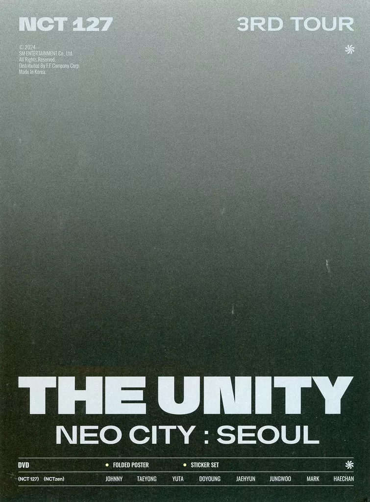 NCT 127 Content Envelope (Envelope) "DVD NCT 127 3rd TOUR' NEO CITY ...