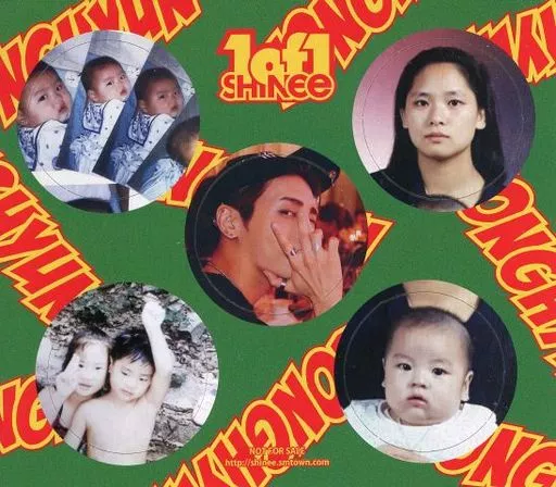 John Hyun (SHINee) Menko-type photo card "CD 1 of 1" enclosed special ...