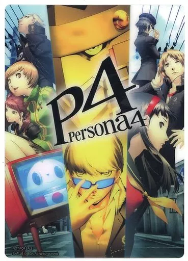 Persona 4 (PS2) original clear card "Persona Series 25th Anniversary ...