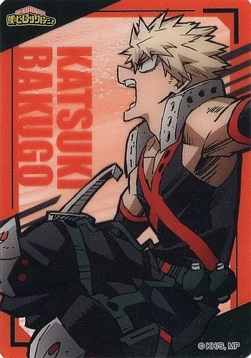 Character card Katsuki Bakugo (Key Visual Illustration) "MY HERO ...