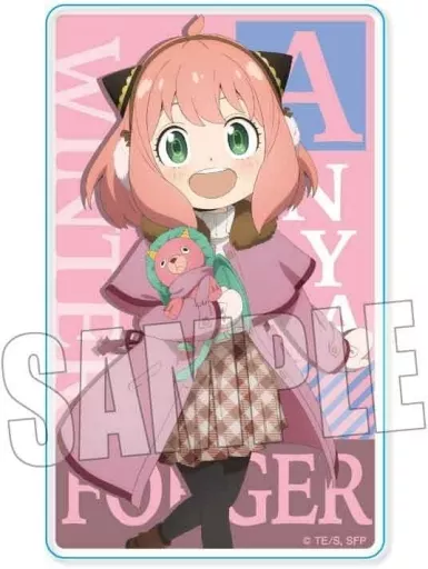 Character card Anya Forger (winter ver.) Acrylic Card "SPY×FAMILY ...