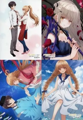 Character card Osamu Fujimiya & Mahiru Shiina (Drawing / Devil / Tanabata / Seaside) Bromide Set ...