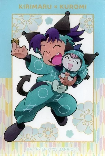 Kirimaru Settsuno x Kuromi "Nintama Rantaro x Sanrio Character Crock ...