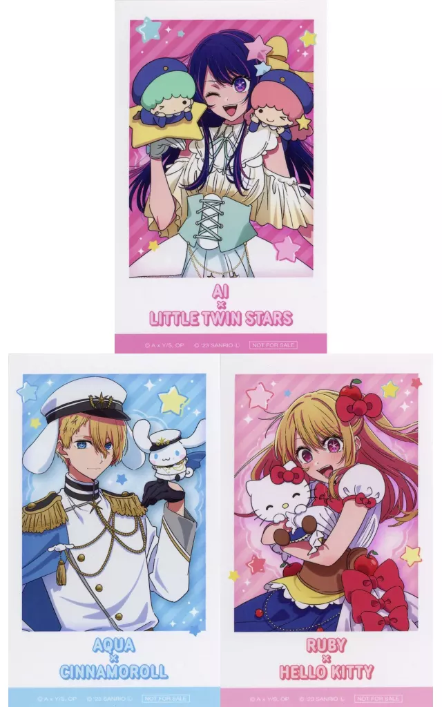 All 3 kinds set mini bromide "KUJI Hikido [Sugukoko] × Sanrio Character ...