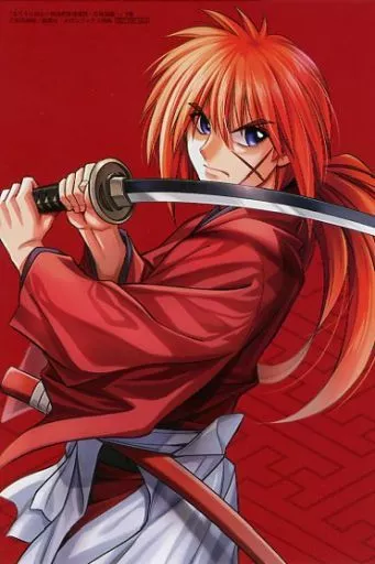 Kenshin Himura Illustration Card "Comic Rurouni Kenshin - Meiji ...