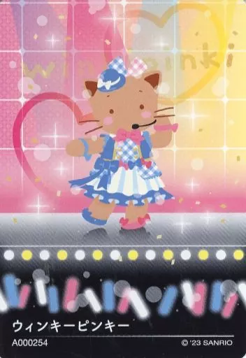 Winky Pinky Paper Card "Sanrio Character Connectors Collector's Card ...