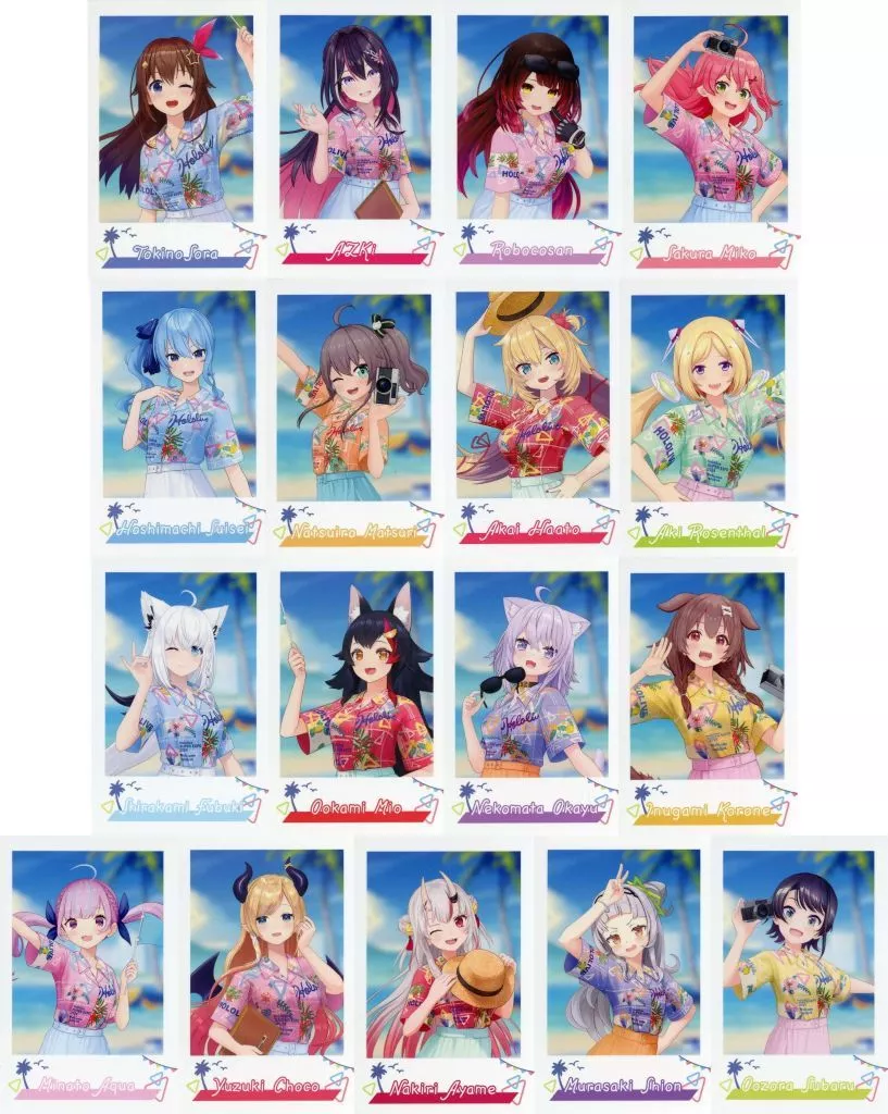 17 kinds set "Virtual YouTuber Hololive hololive SUPER EXPO 2024 Random ...