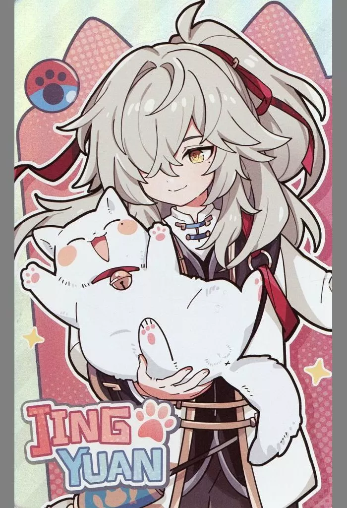 Keigen Komuten Neko Series Hologram Collection Card (ticket) "Collapse ...