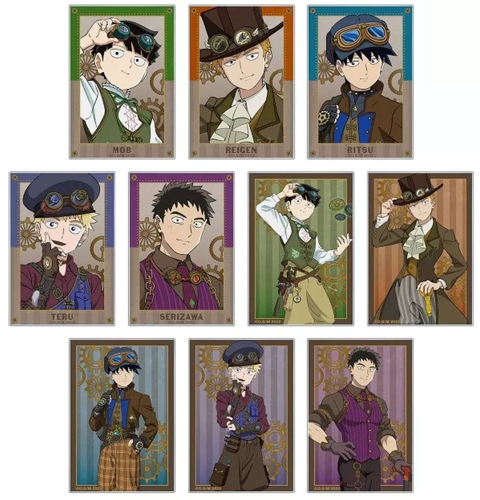 Character card 10-Type Set "Mob Psycho 100 III POP UP SHOP in Marui ...