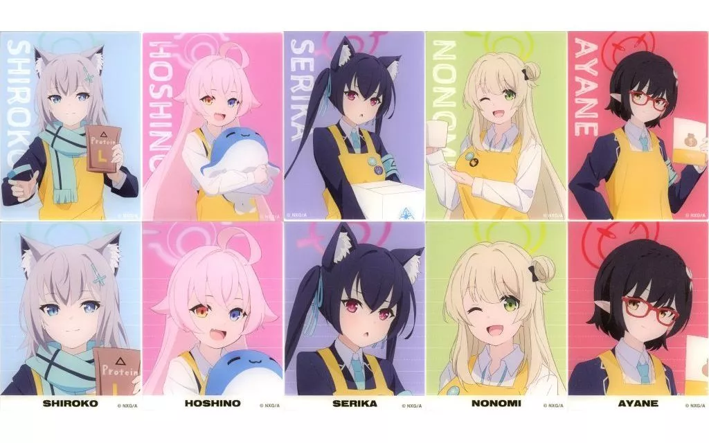 10 kinds set "Blue Archive The Animation POPUP STORE in Loft drawing ...