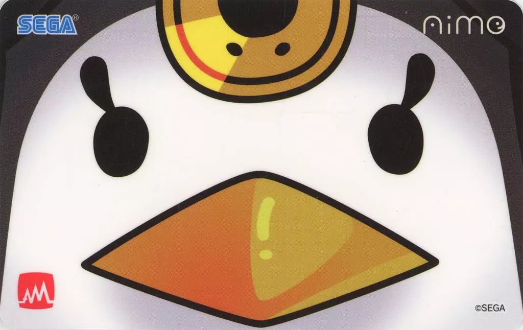Character card Chuuni Penguin CHUNITHM's original amusement IC card ...