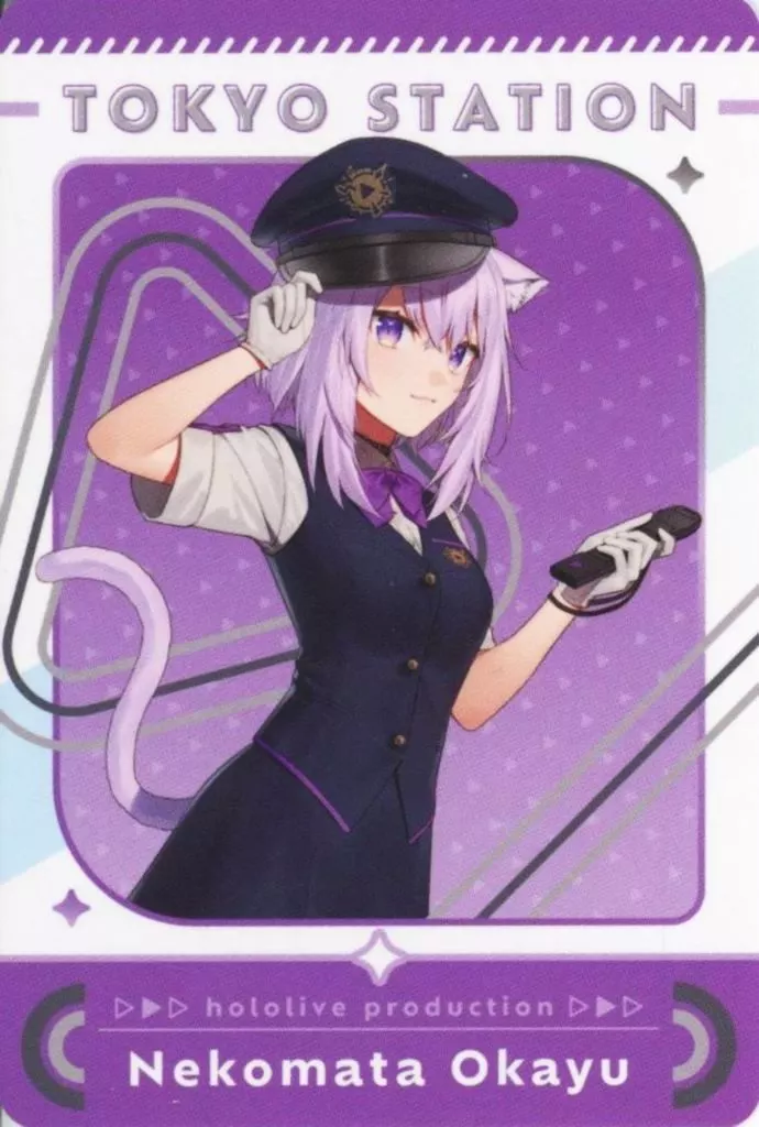 Nekomata Okayu original card "Virtual Youkyr Hololive hololive ...