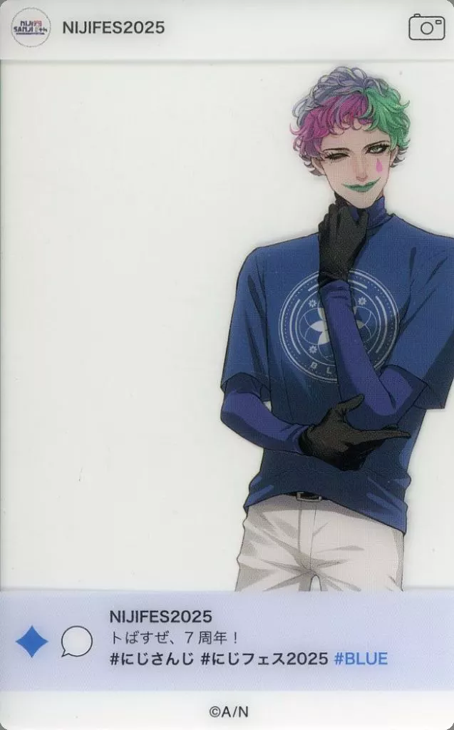 Character card Joe Kiichi "Virtual YouTuber and Ji-Ji-Ji-Ji-Ji-Festival ...