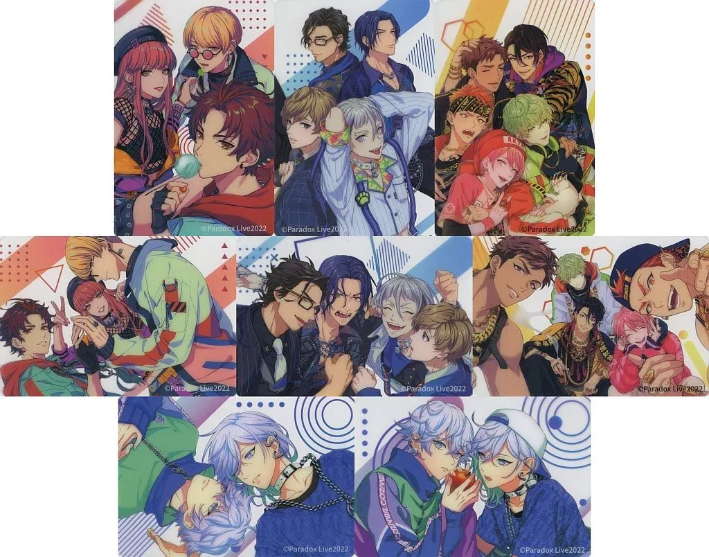 Set PVC Clear Card Set "Paradox Live" Limited to China | Goods ...