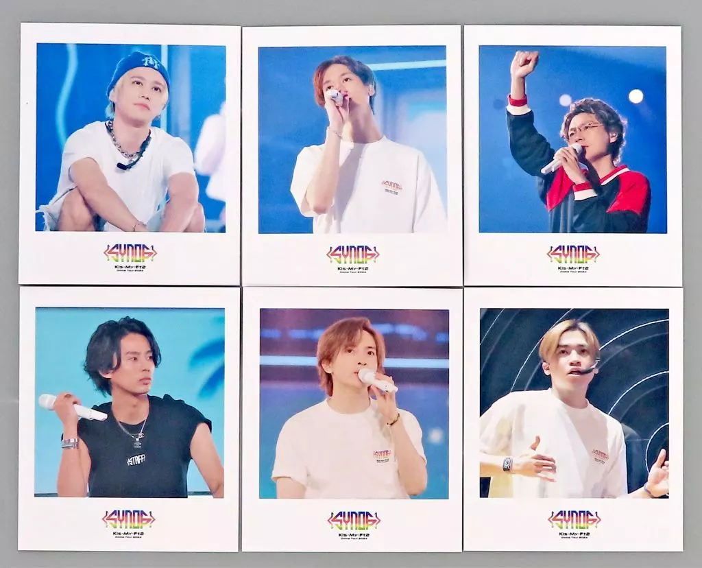 Character card Kis-My-Ft2 Cheki Style Photo Card Set (6 sheets 1 set) "Blu-ray/DVD Kis-My-Ft2 ...