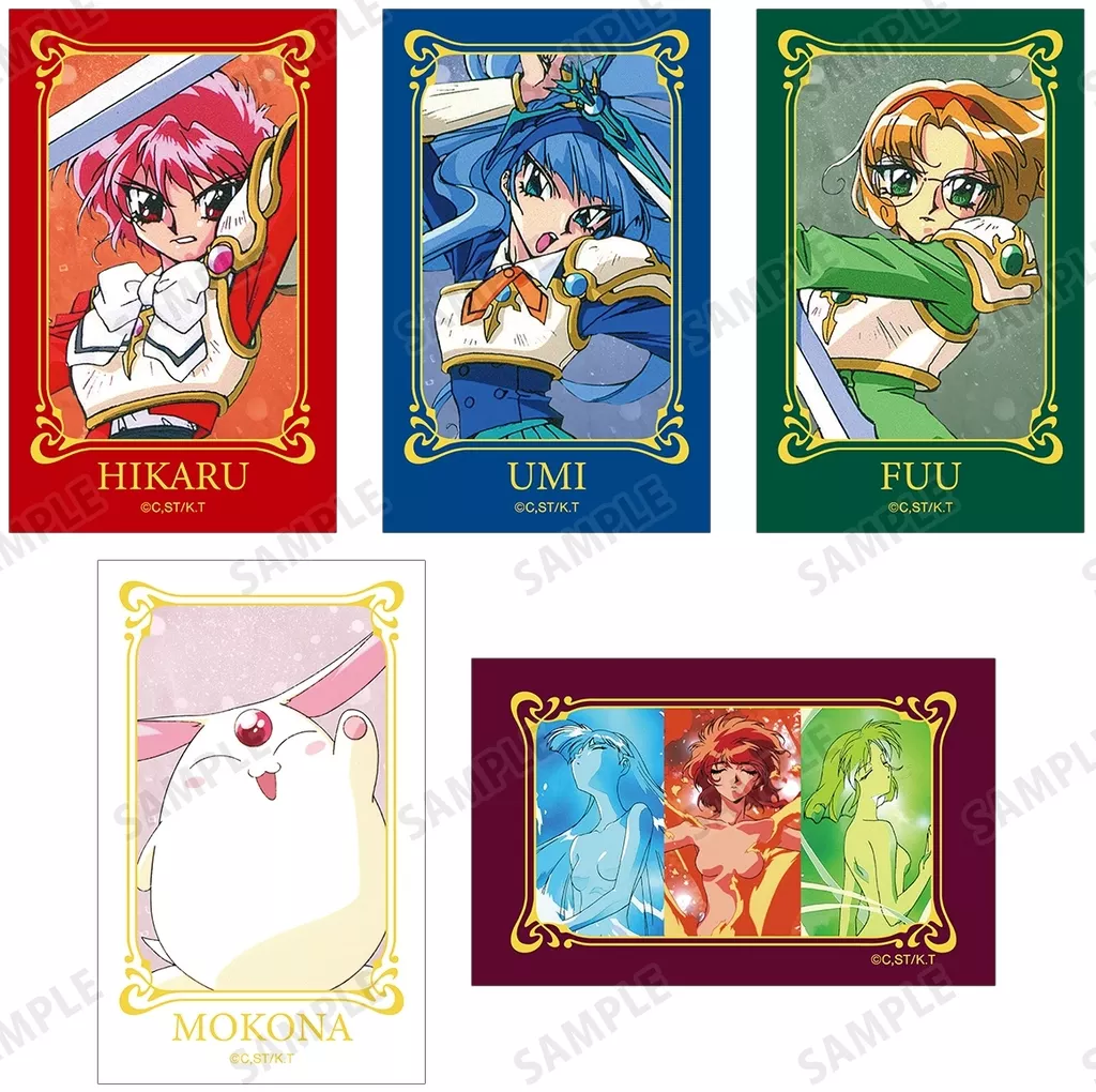 Set of 5 Illustration Cards "MAGIC KNIGHT RAYEARTH" | Goods ...