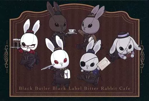 Bonus for using the Bitter Rabbit original postcard "Black Butler Black ...