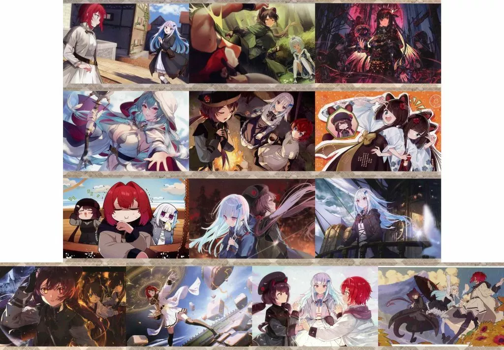 [Single Item] Collection end card Set of 13 postcards "Virtual YouTuber Nijisanji Page of Lambda ...