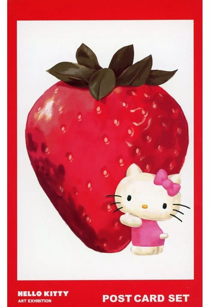 Postcard Hello Kitty Postcard 16-Pack Set "HELLO KITTY ART EXHIBITION ...