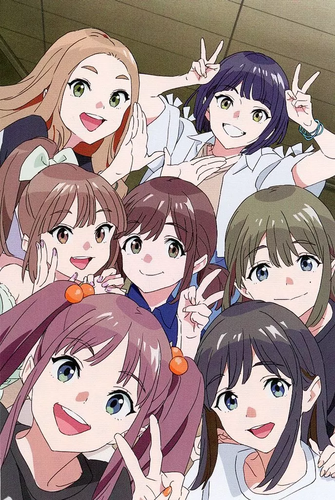 Key Visual Postcard "CD Wake Up. Girls! Character Song Collection ...