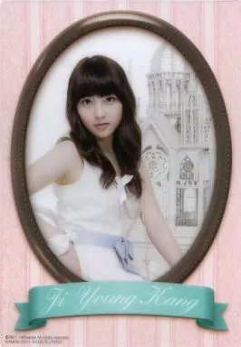 Character Card (female) Kang Ji-young A "Jumbo Carddas KARA STAR PLATE ...