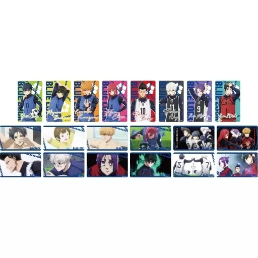 Character card [Box] Blue Lock Clear Card Collection | Goods ...