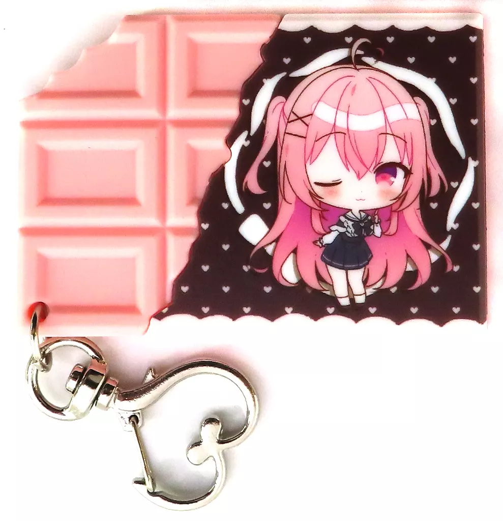Doujin Accessories / [Virtual YouTuber] Plate Chocola Bar Key Holder ...