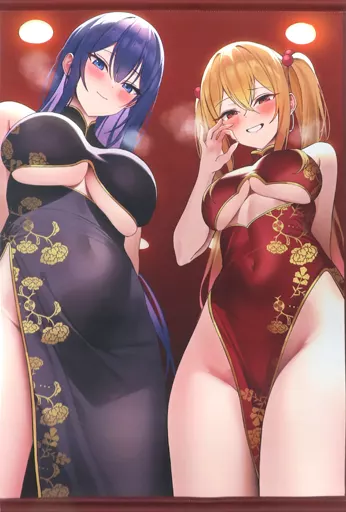 Doujin-Poster, Tapestry, Calendar [Original] B2 Tapestry Shin Yu-na & Sayuri (Biya) C101 ...