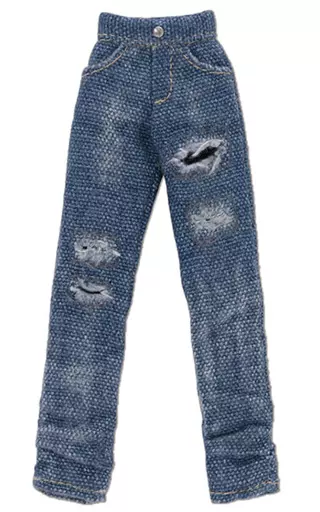 1/12 ピコニーモ Boys Damaged Skinny Denim Pants (Indigo) | Toy Hobby ...