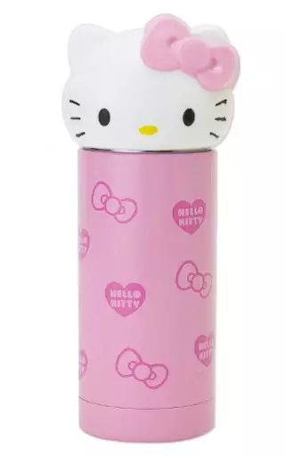 Mug / Teacup (Character Kuta) Hello Kitty (Pink) ダイカットステンレスマグボトル Hello ...