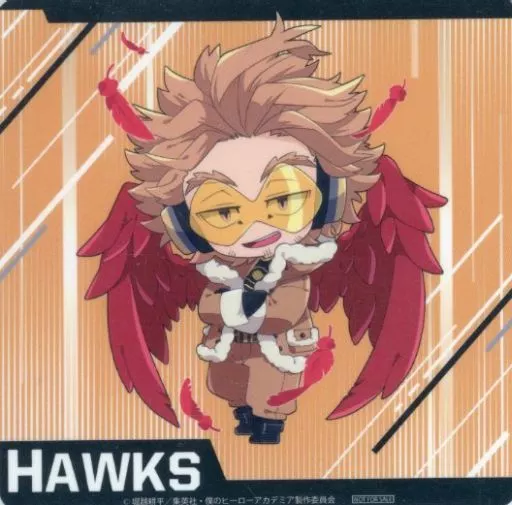 Coaster Hawks (Mini Character) original coaster "MY HERO ACADEMIA ×GiGO ...
