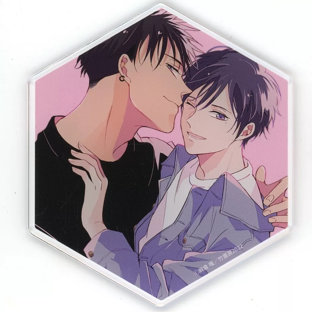 Okawa Iha & Mahaku Heki Acrylic Coaster "Jellyfish that melts in the ...