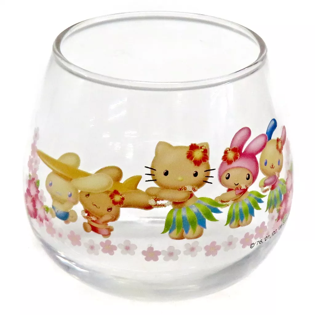 Glass Gathering (Hula Dance) Yurayura Tumbler "Sanrio" Sanrio 2006 ...