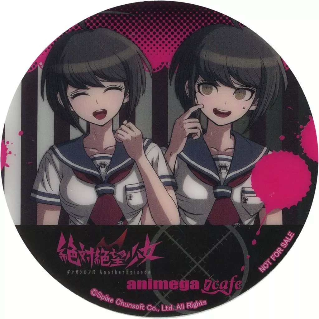 Limited coaster "Absolutely Hopeless Girl DANGANRONPA Another Episode× ...