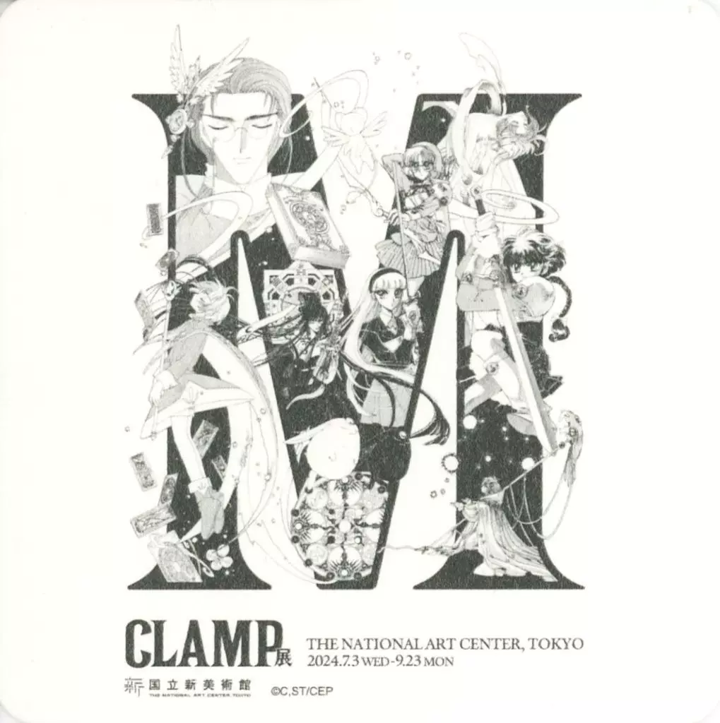 Coaster CLAMP EXHIBITION KEY VISUAL (M) original coaster "CLAMP ...
