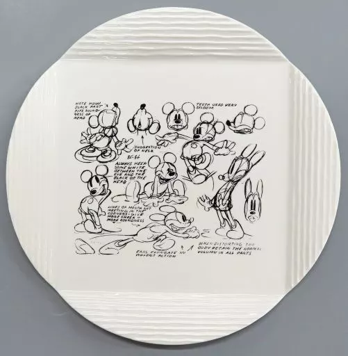 Mickey Mouse Place Plate Walt Disney 110th Anniversary "Disney" | Goods ...