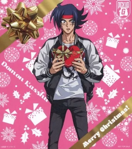 Domon Qash Colored Paper Style Coaster "GUNDAM Cafe Christmas Party ...