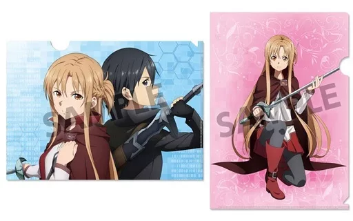 Clear file Kirito & Asuna A4 Clear File 2-Pack Set Vol. 2 "SWORD ART ...