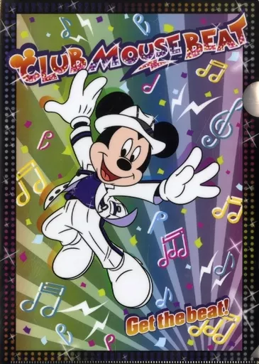 Clear file Mickey Mouse A4 Clear Holder "Club Mouse Beat" limited to ...