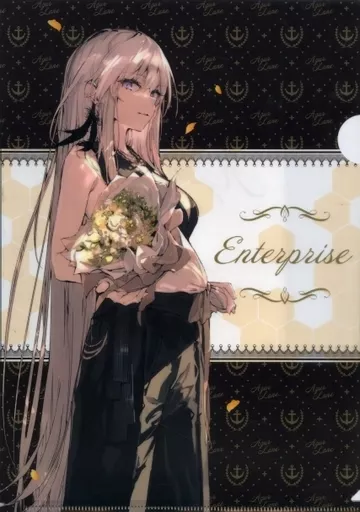 Enterprise 5th anniversary commemorative A4 plastic trasparent file ...