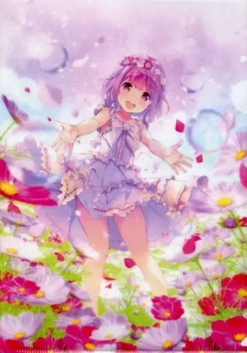 Clear file Akari Hoshisaki Day Dream Fairies A4 plastic trasparent file folder "Ongeki bright ...