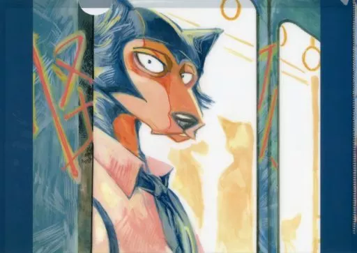 Jacket Illustration A4 plastic trasparent file folder "CD BEASTARS ...