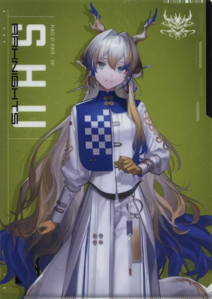 SHU ORIGINAL A4 plastic trasparent file folder "ARK Knights x LAWSON ...